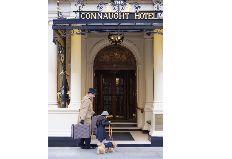 Handbags at dawn for guests at The Connaught