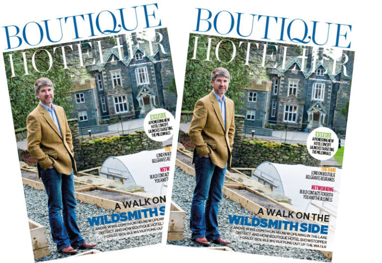 Wildsmith Hotels gets coveted spotlight in Boutique Hotelier February issue