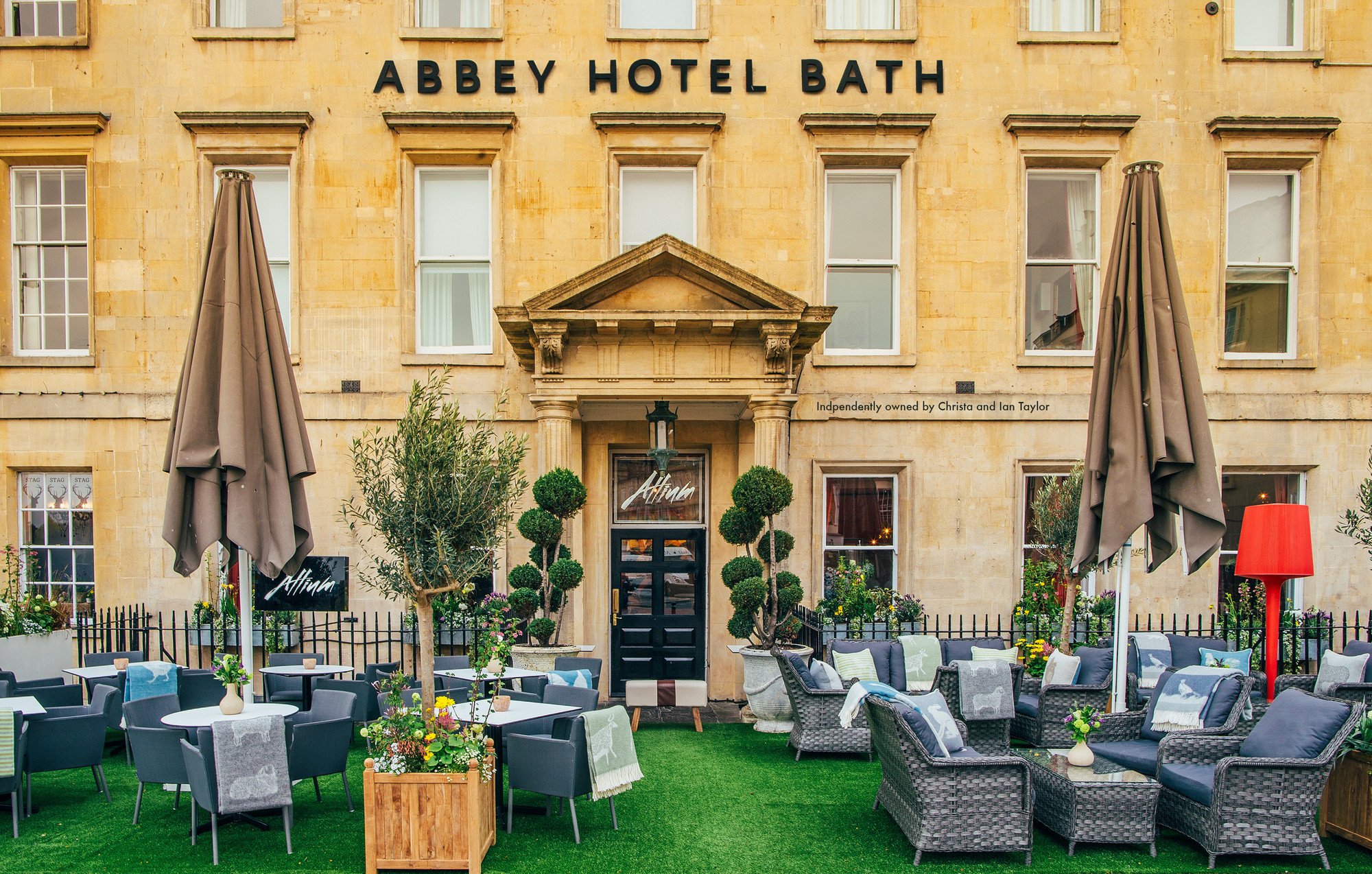 Abbey Hotel Bath encourages guests down to garden-inspired terrace with ...