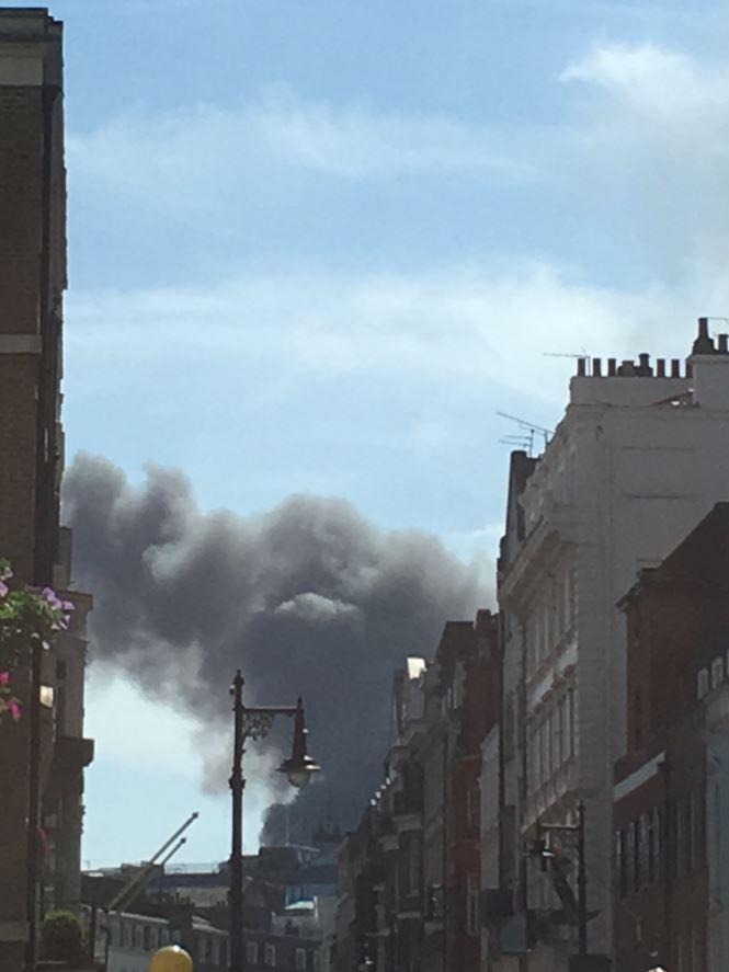 Fire breaks out at Mandarin Oriental Hyde Park London