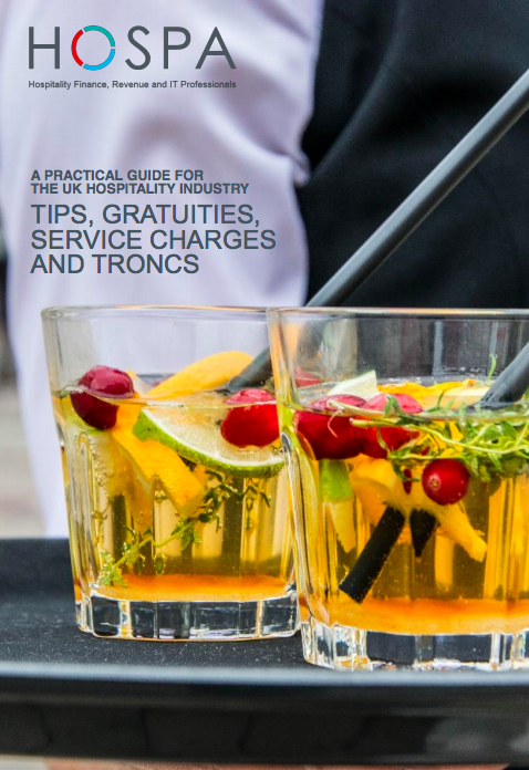 HOSPA releases guide on tips and troncs in the hospitality industry