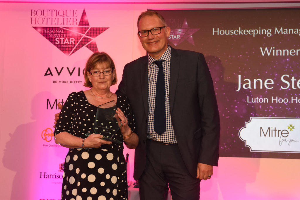 HOUSEKEEPING MANAGER OF THE YEAR - sponsored by Mitre Linen