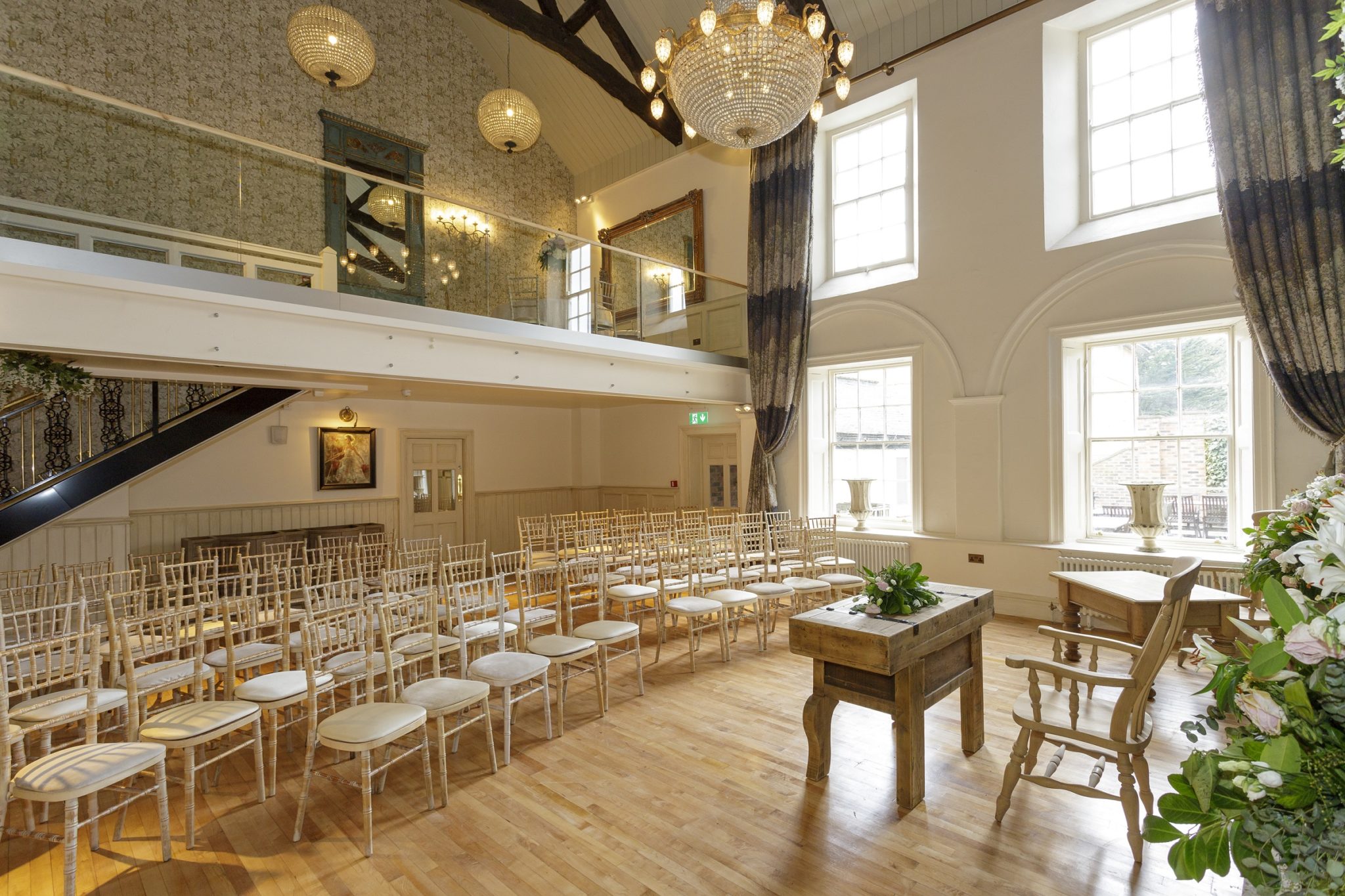 Floral chapel to boost wedding business at Hardwick Hall Hotel
