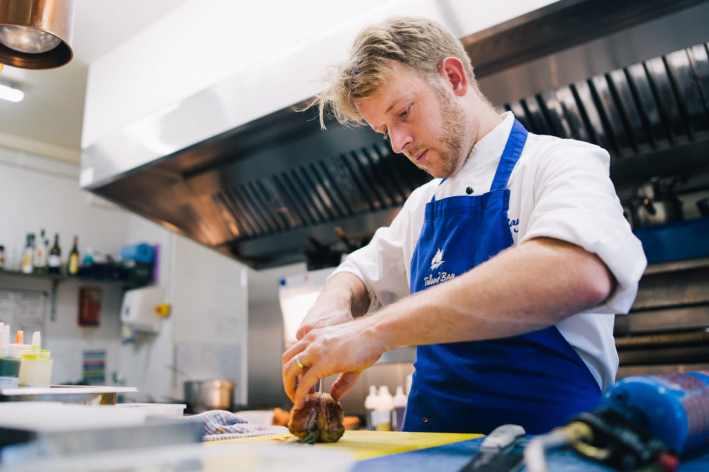 ‘Change in direction’ for dining at Talland Bay Hotel in Cornwall