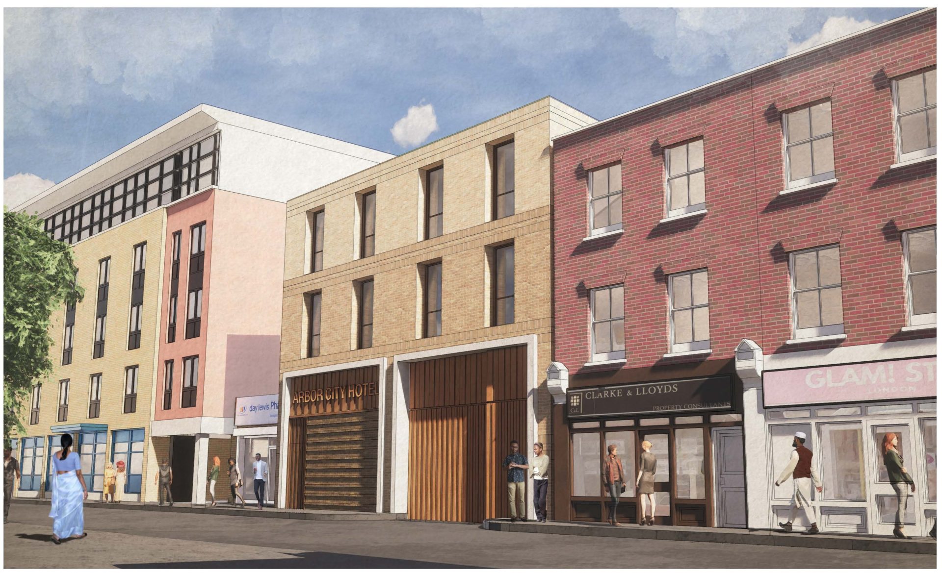 London Architecture Elevation