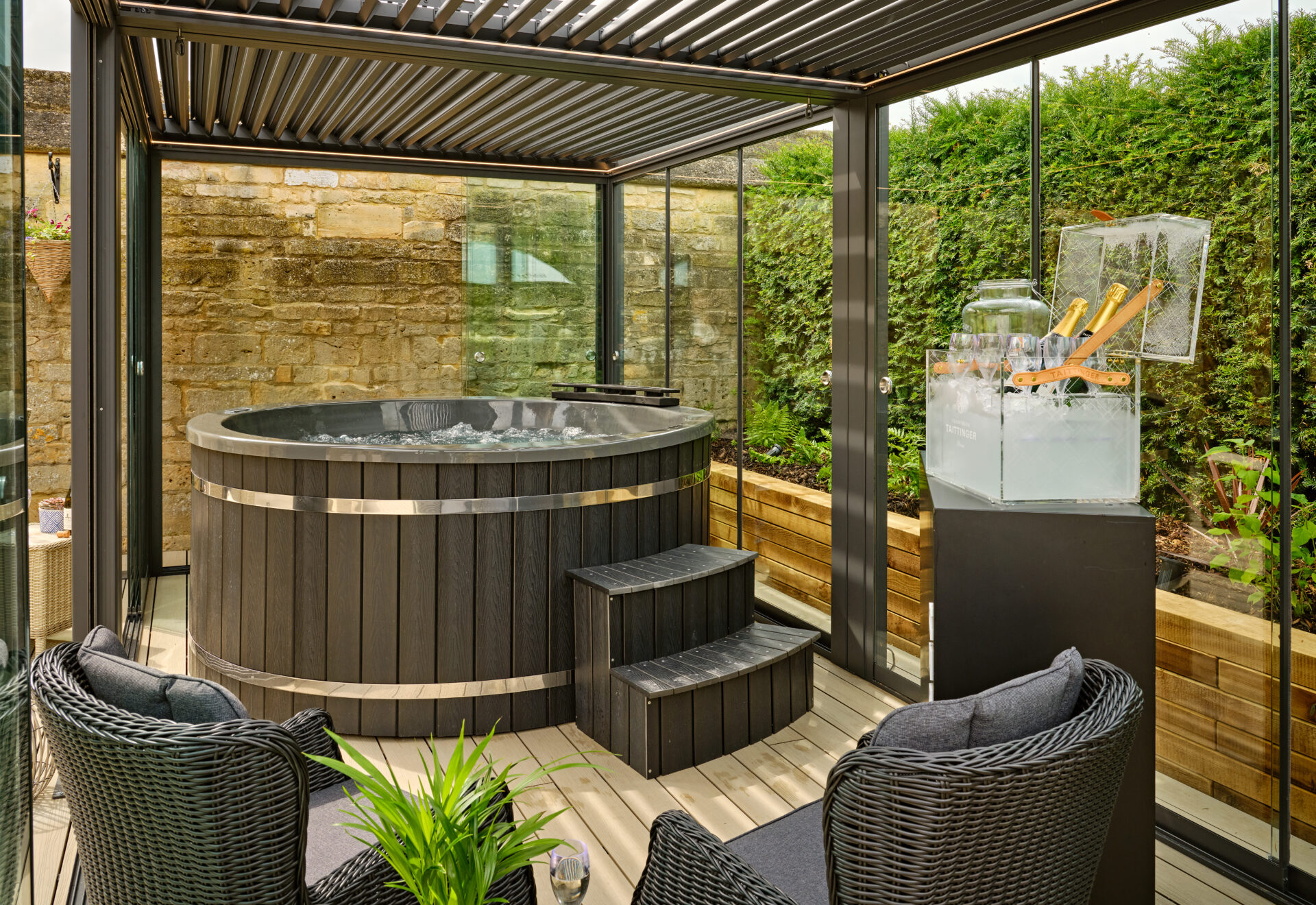Spa Garden Retreat newly unveiled at Ellenborough Park hotel