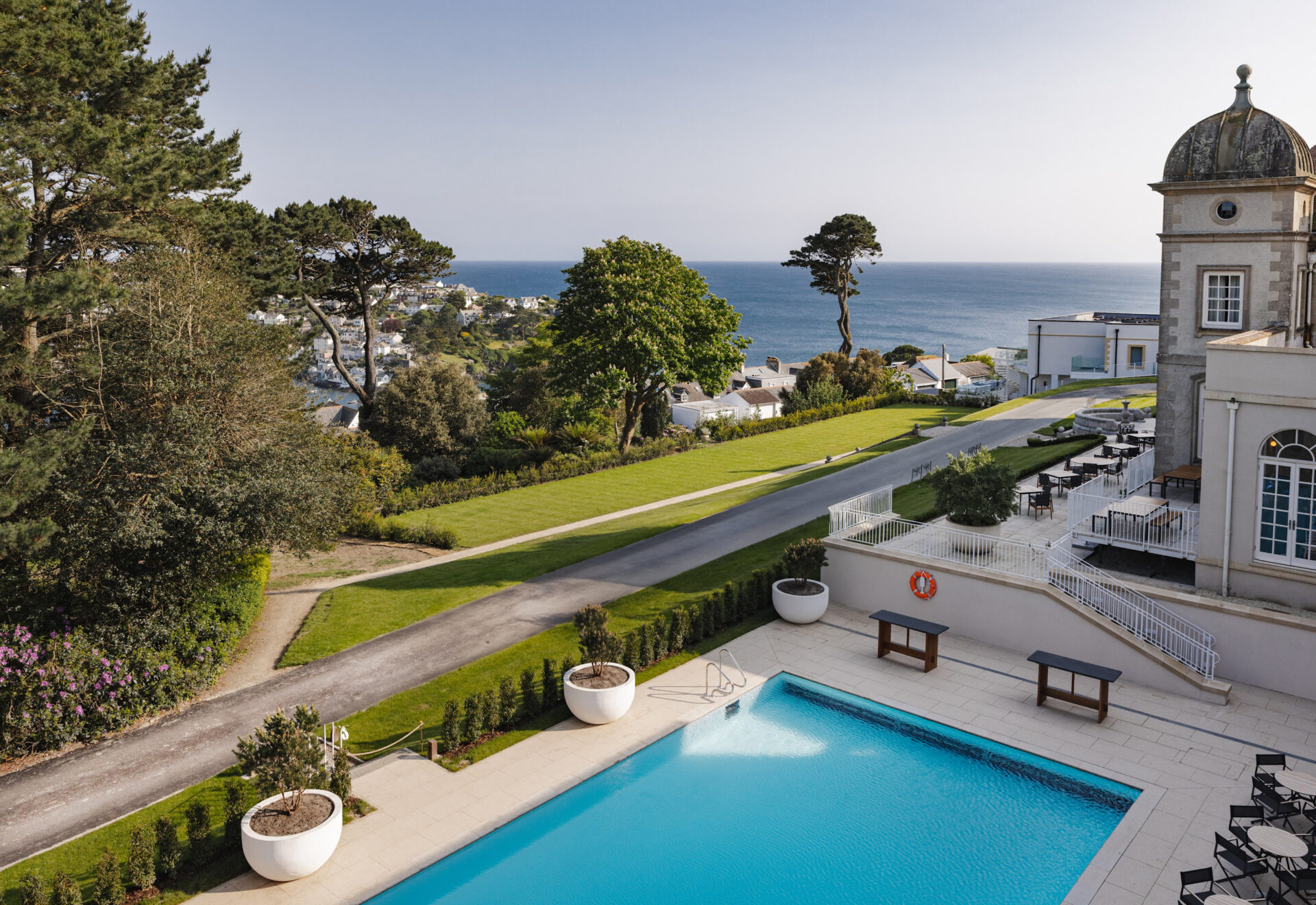 Fowey Hall unveils 20 new guest bedrooms and an outdoor pool