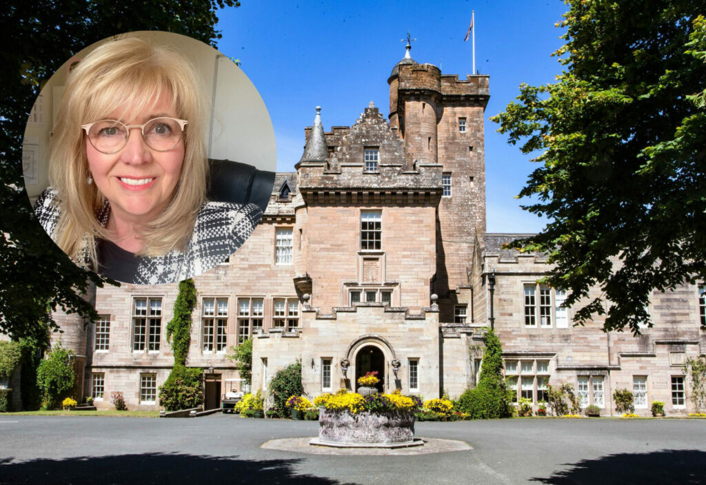 Jill Chalmers on filming 'Amazing Hotels' at Glenapp Castle